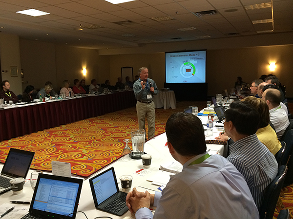 Don Maas, an engineer with Peek Traffic - Orange Traffic inc.