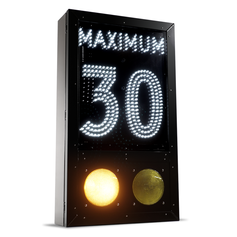 Variable Speed Limit Sign - Orange Traffic inc.