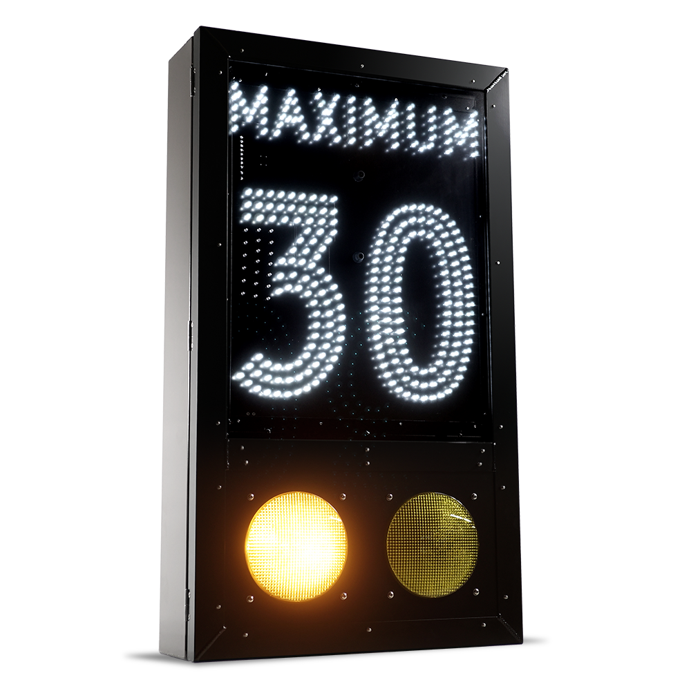 Variable Speed Limit Sign - Orange Traffic inc.