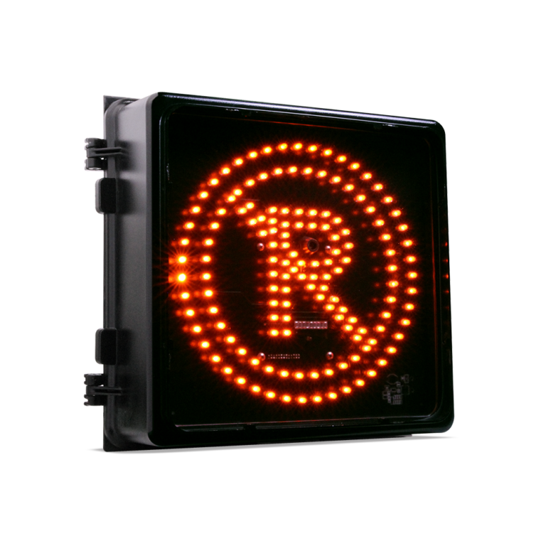 LED Blank Out Sign - No Parking - Orange Traffic inc.