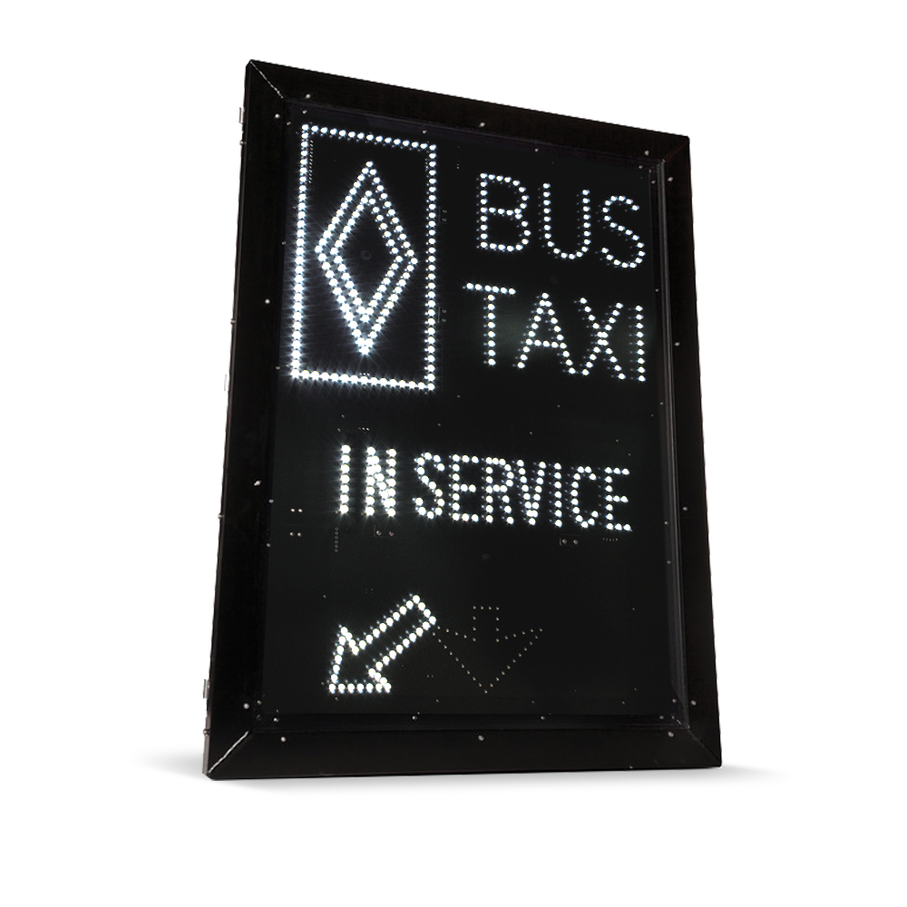 Reserved Bus/Taxi Lane Sign - LS3648-P250-BUS - Orange Traffic inc.