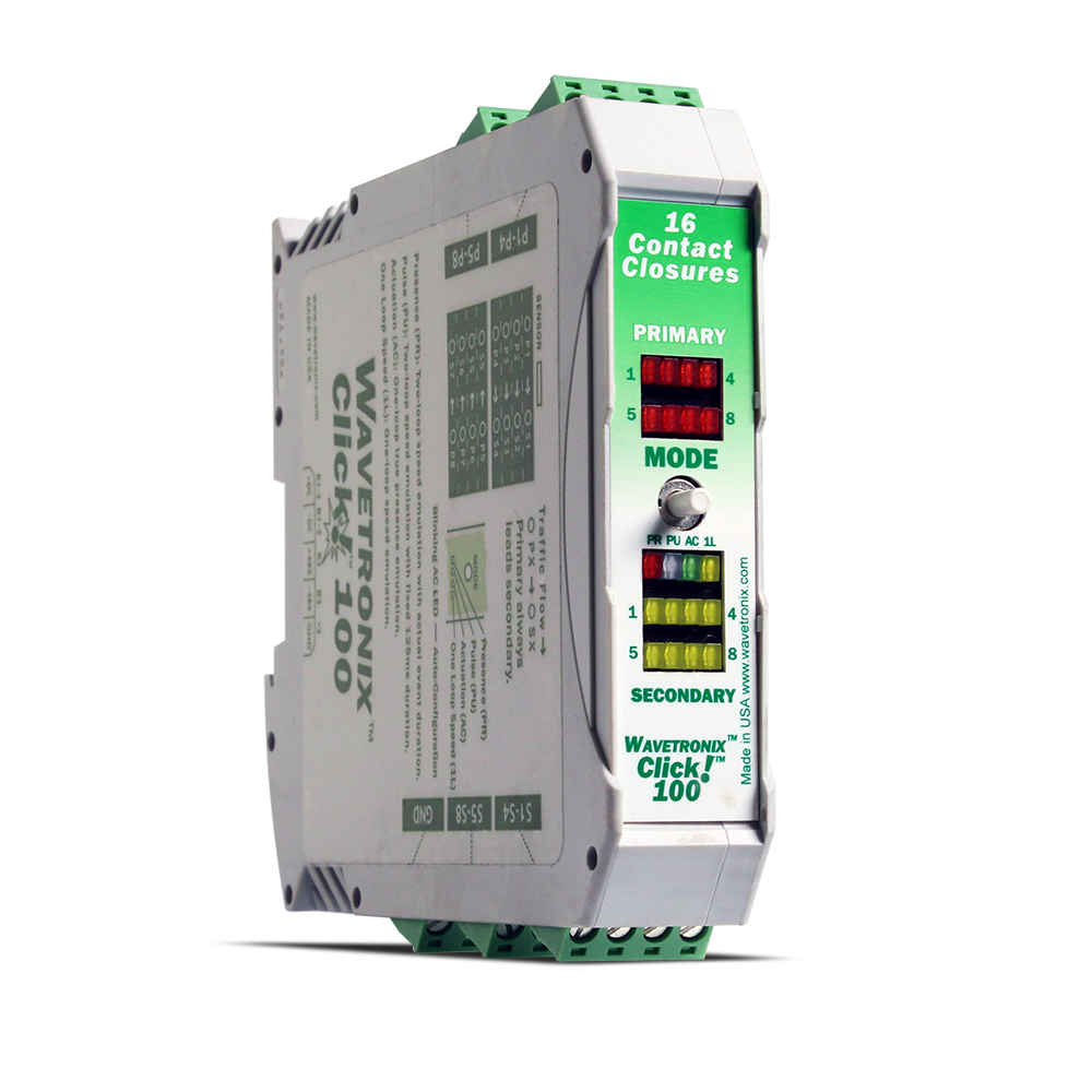 Wavetronix Click 100 16-Output Contact Closure Module - Orange Traffic inc.