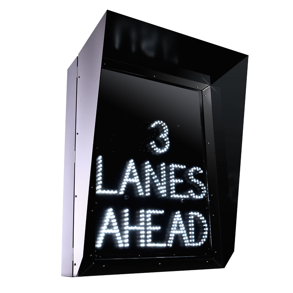 Blank Out Lane Control Sign - Orange Traffic inc.