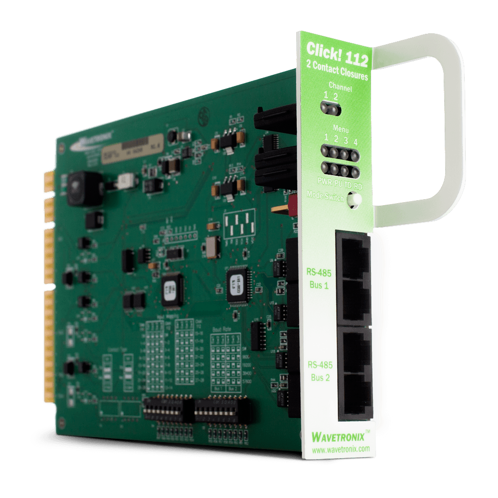 Dual-Channel Detector Rack Card Click112 - Orange Traffic inc.